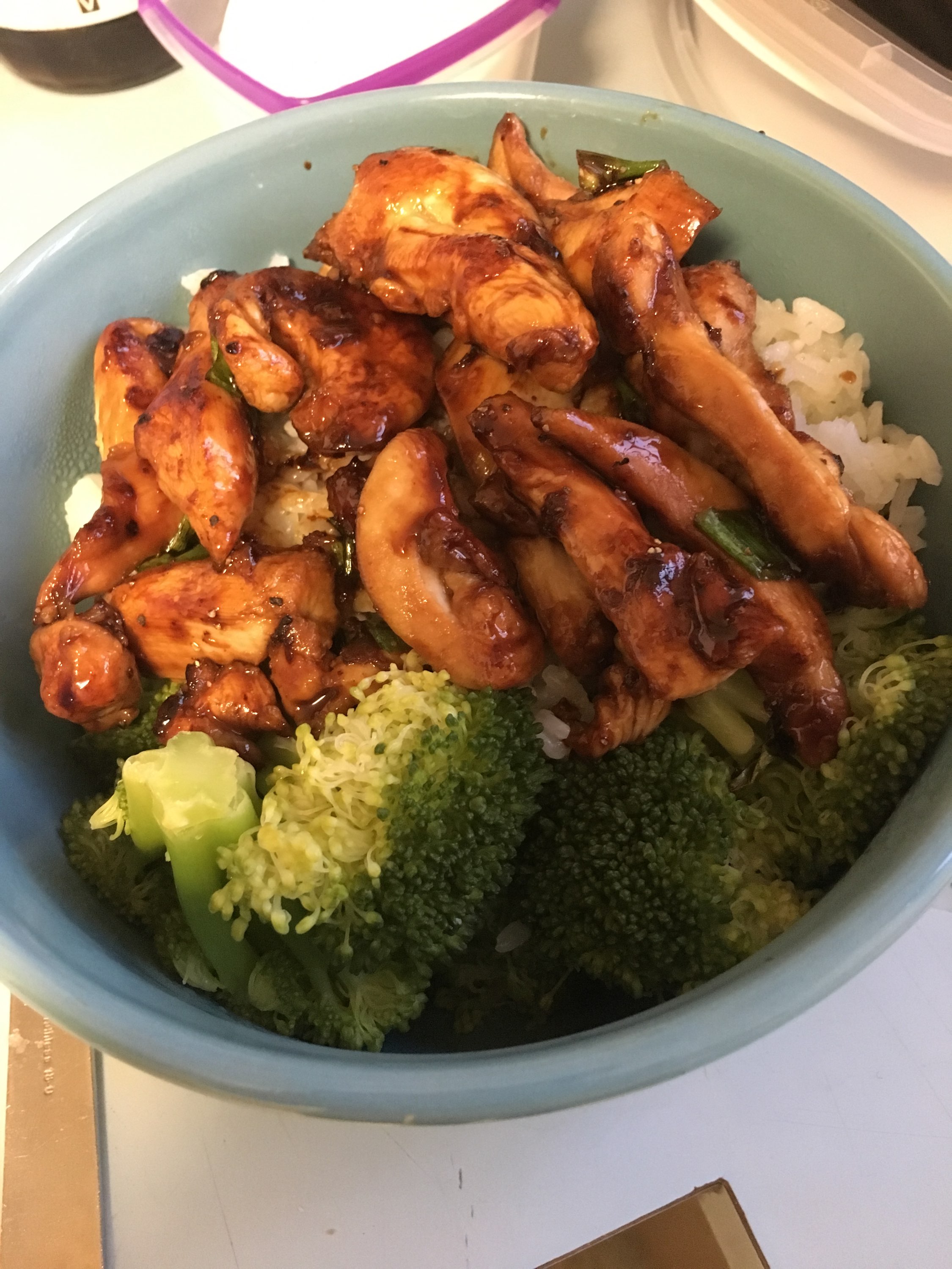 Corey’s Teriyaki Chicken Bowl - Lorin Cheung