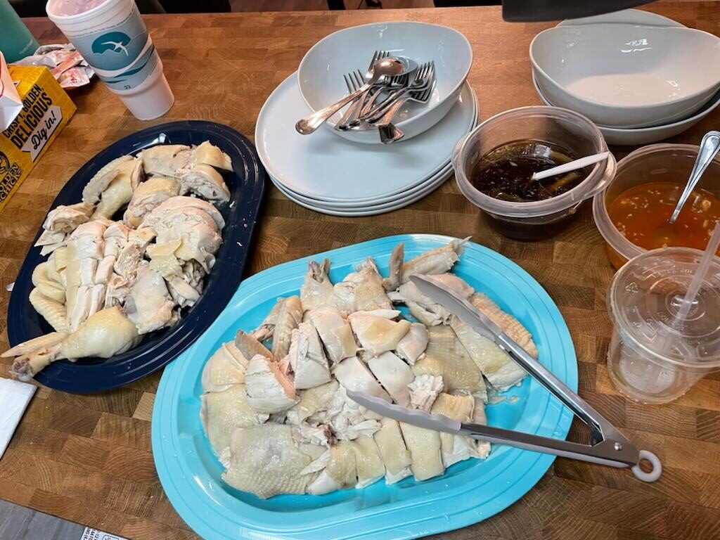 Hainanese Chicken with Rice Recipe - Lorin Cheung