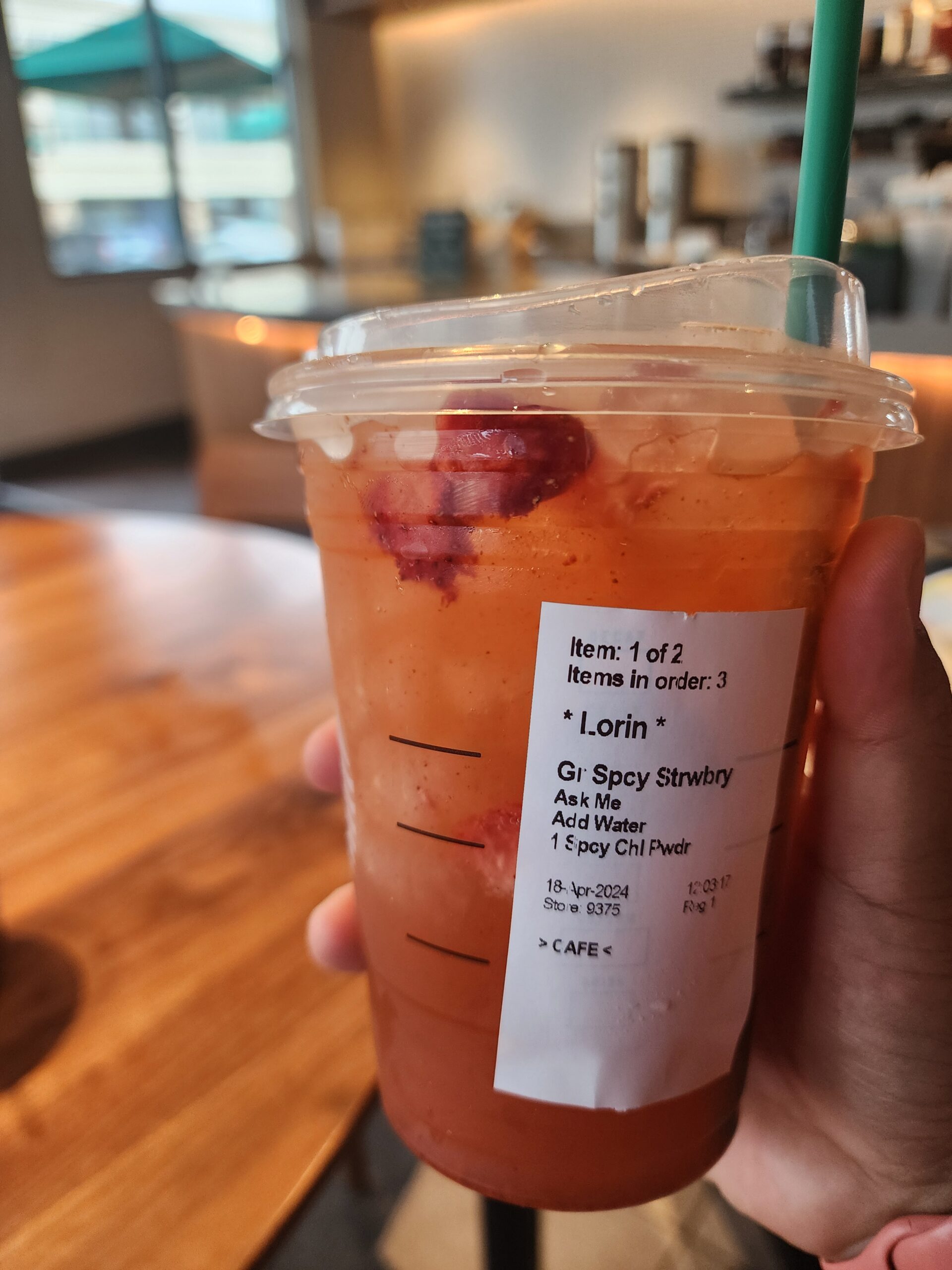 Lower Sugar Starbucks Spicy Refreshers Orders - Lorin Cheung